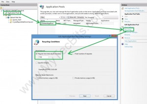 Change the IIS Application Pool Recycling Duration | My Tec Bits