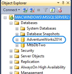 Installing AdventureWorks Sample Database | My Tec Bits