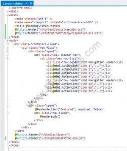 Bootstrap with ASP.NET MVC 4 - Sample Source Code | My Tec Bits