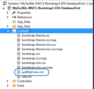 Bootstrap 3 With MVC 5 And Entity Framework 6 Database First | My Tec Bits
