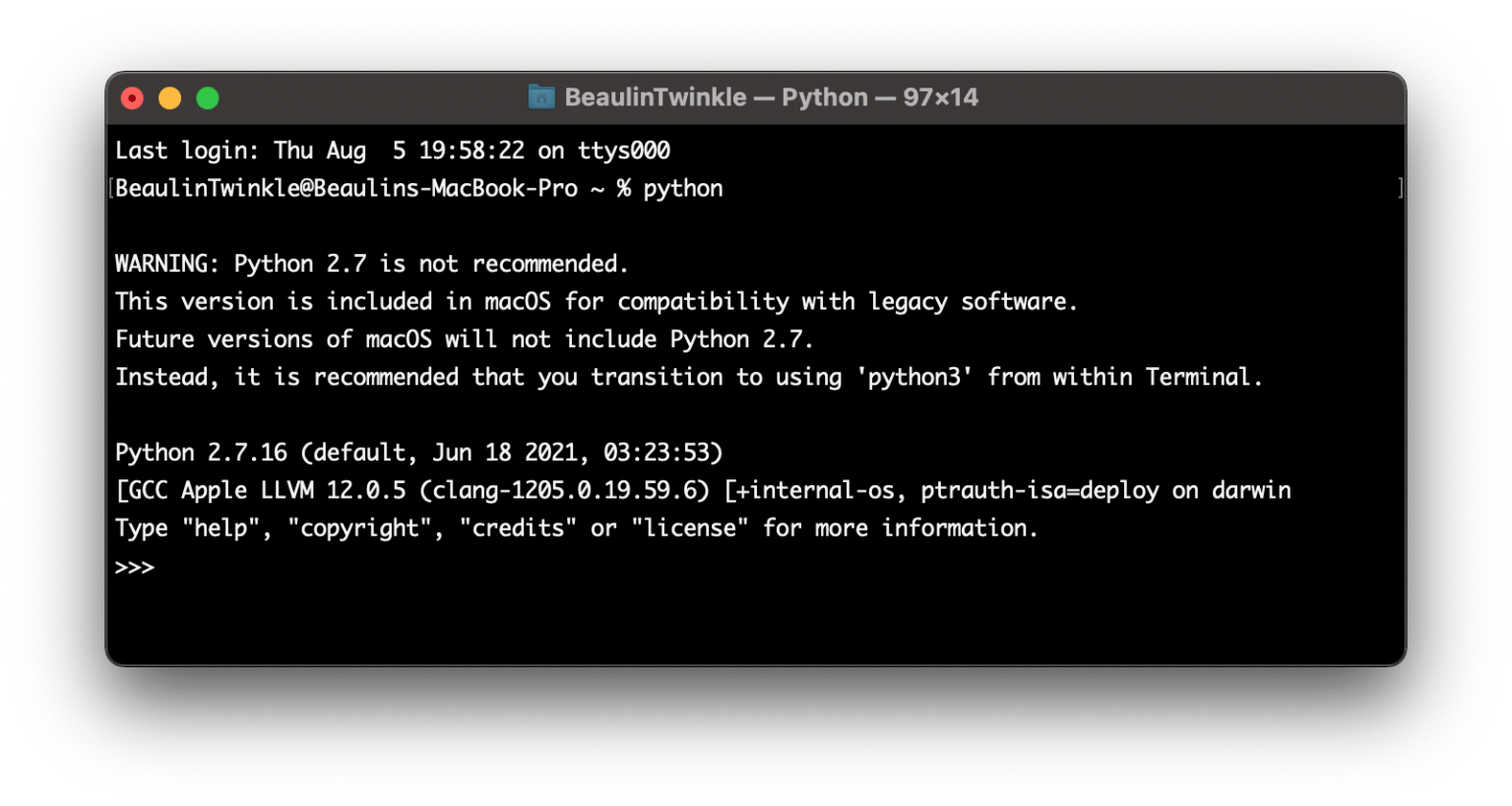 Check If Python Is Pre Installed On Your Macos My Tec Bits