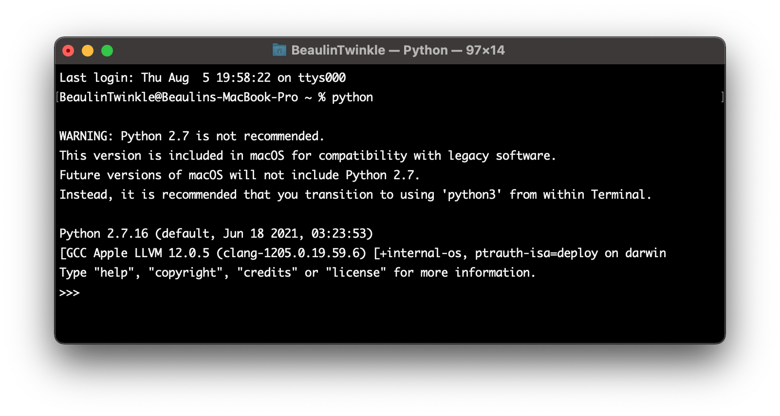 Check If Python Is Pre-installed On Your MacOS | My Tec Bits