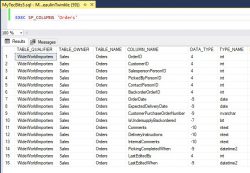 Getting The List Of Column Names Of A Table In SQL Server | My Tec Bits