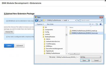 Using DNN Visual Studio Project Template | My Tec Bits