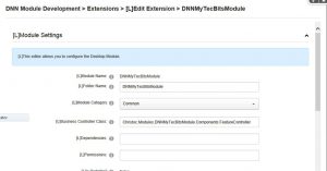 Using DNN Visual Studio Project Template | My Tec Bits