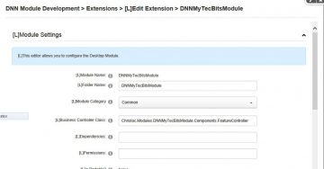 Using DNN Visual Studio Project Template | My Tec Bits