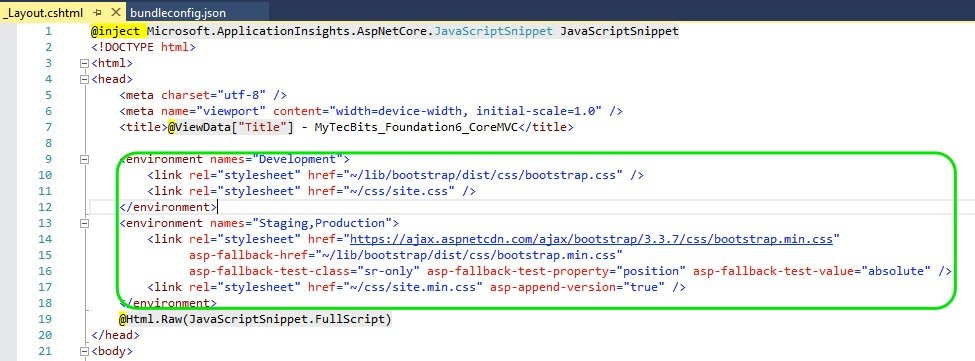 Zurb Foundation 6 with ASP.NET Core MVC – Step by Step | My Tec Bits