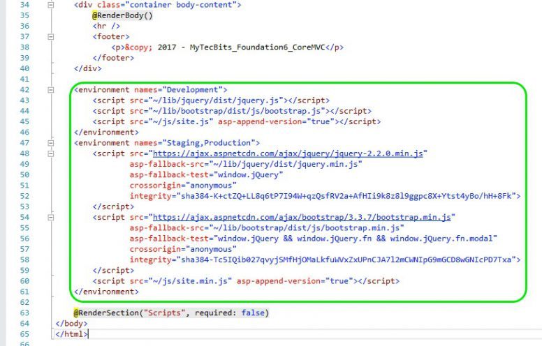 Zurb Foundation 6 with ASP.NET Core MVC – Step by Step | My Tec Bits