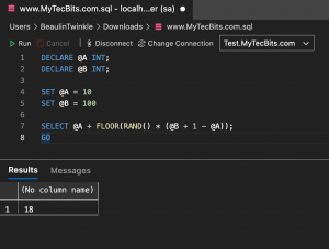 How To Generate Random Numbers In SQL Server? | My Tec Bits