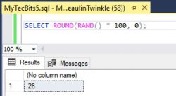How To Generate Random Numbers In SQL Server? | My Tec Bits