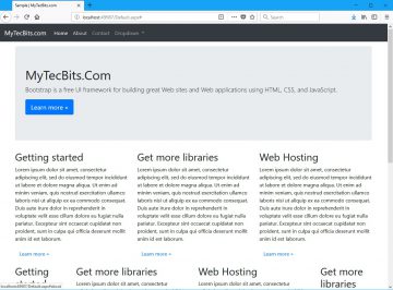 How To Add Bootstrap In ASP.NET (MVC & Web Forms) | My Tec Bits
