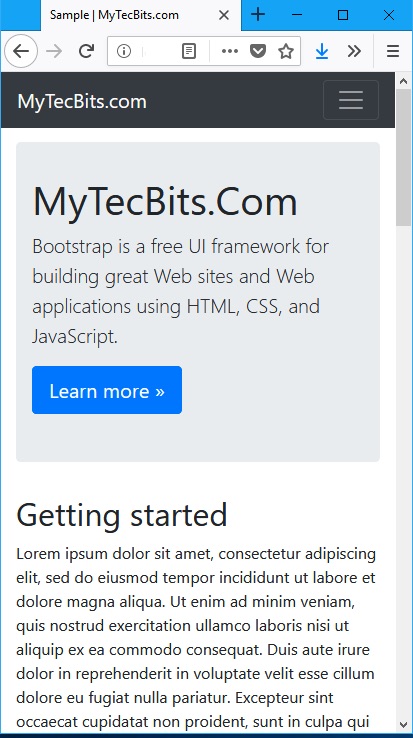 How To Add Bootstrap In Aspnet Mvc And Web Forms My Tec Bits