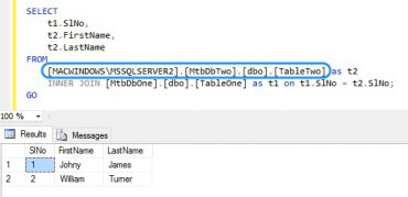 Joining Tables from Databases on Different SQL Servers | My Tec Bits