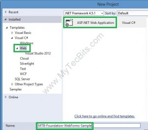 Zurb Foundation with ASP.NET Web Forms - Step by Step | My Tec Bits