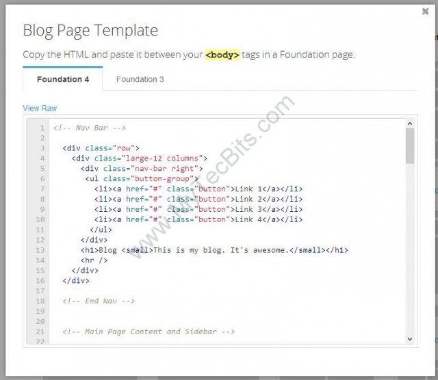Zurb Foundation With Aspnet Web Forms Step By Step My Tec Bits