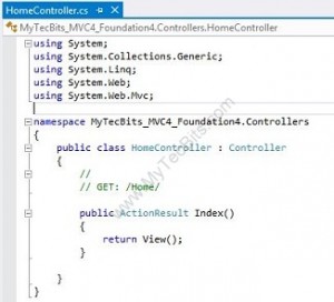Zurb Foundation 4 with ASP.NET MVC 4 – Step by Step | My Tec Bits