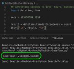 Converting seconds to days, hours, minutes and seconds in Python | My ...