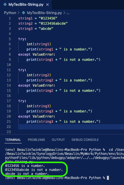 How To Check If The Given String Is A Number In Python My Tec Bits
