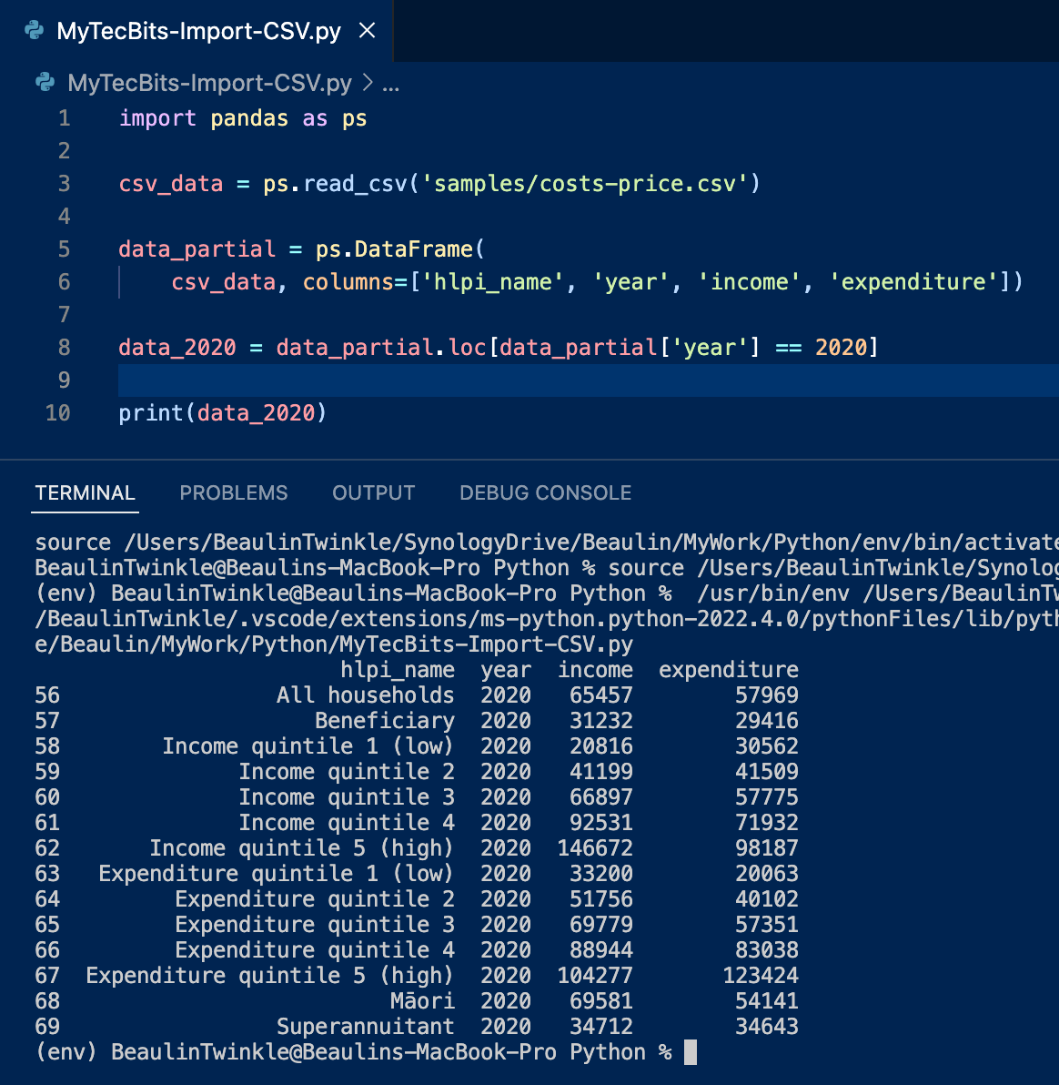 How To Import A Csv File To A Variable In Python My Tec Bits