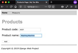 Using database in Python Django website | My Tec Bits