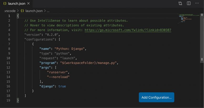 Debugging Python Django web application | My Tec Bits