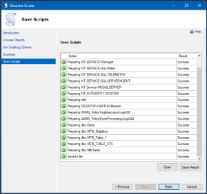 In SQL Server how to backup the database to a SQL script file? | My Tec Bits