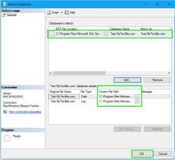 Detach And Attach Database In SQL Server | My Tec Bits