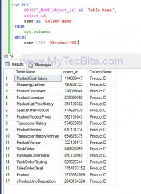 SQL Server: Search and Find Table by Name | My Tec Bits