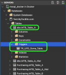 Finding triggers on table or schema in SQL Server DB | My Tec Bits