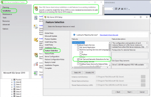 Full-Text Search is not installed, or a full-text component cannot be ...
