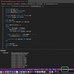 How to loop through table rows without cursor in SQL Server? | My Tec Bits