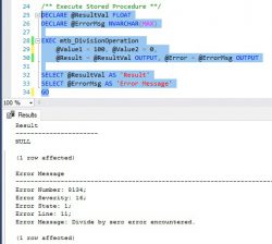 Solution for Msg 8134 Divide by zero error encountered | My Tec Bits