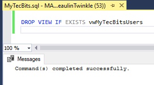 DROP IF EXISTS Table Or Other Objects In SQL Server | My Tec Bits