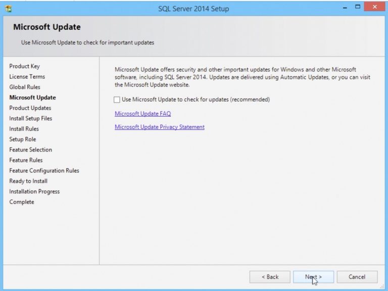 SQL Server 2014 Installation | My Tec Bits