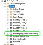 Altering existing tables with data to system-versioned temporal table | My Tec Bits