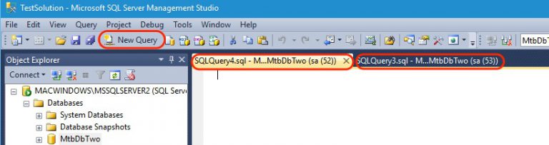 SQL Server Management Studio – Part-2 | My Tec Bits