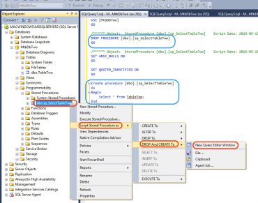 SQL Server Management Studio – Part-2 | My Tec Bits