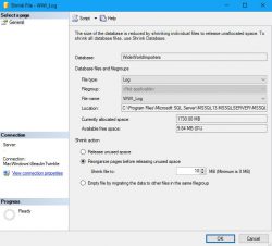 Shrink Transaction Log File In SQL Server | My Tec Bits