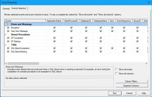 Trace Errors And Exceptions Using Profiler | My Tec Bits