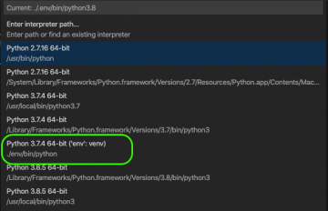 Upgrade python version in visual studio code python workspace | My Tec Bits