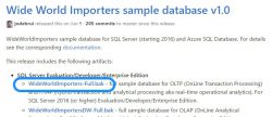 Installing Wide World Importers Sample Database | My Tec Bits