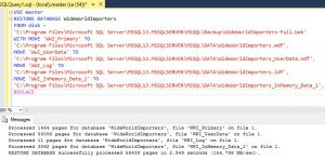 Installing Wide World Importers Sample Database | My Tec Bits