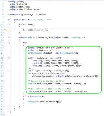 How To Write Data Into Csv File In C My Tec Bits