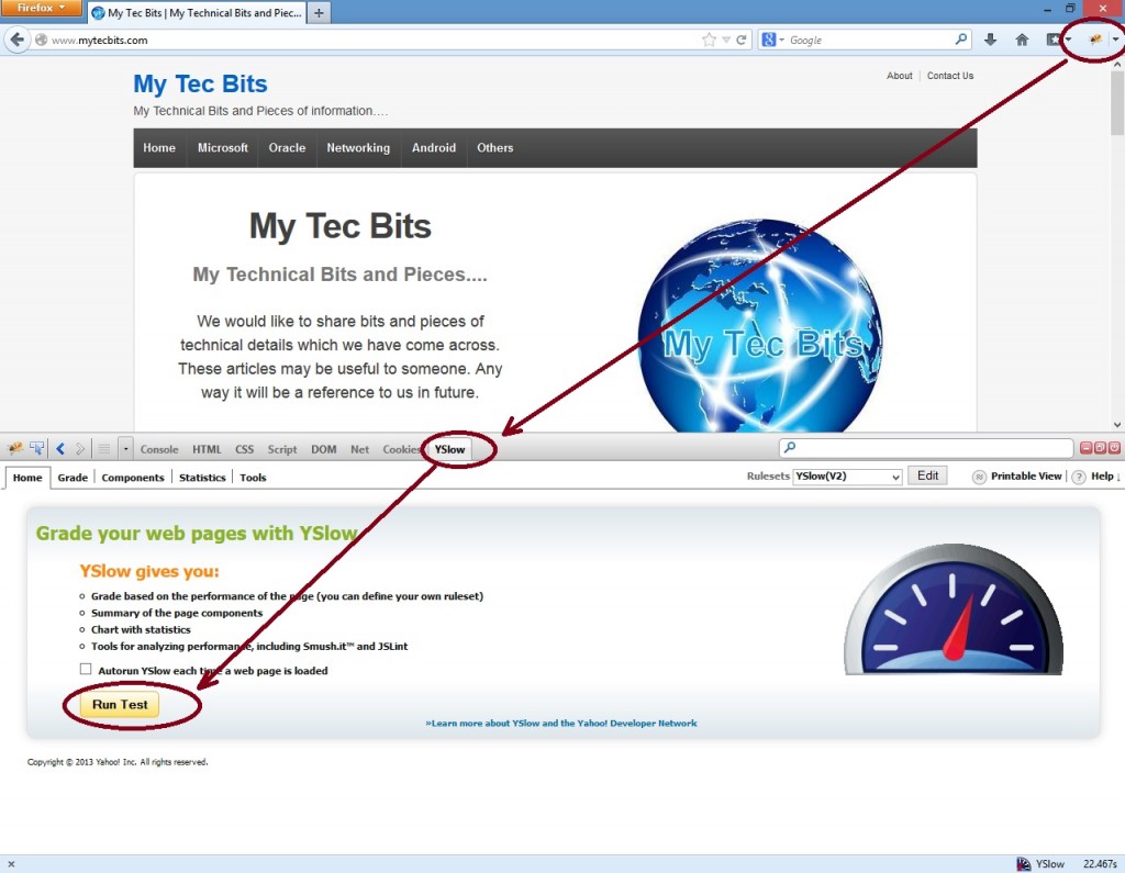 Installing and Using YSlow for Code Review | My Tec Bits