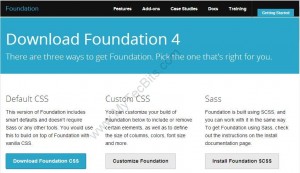 Customizing and Downloading Zurb Foundation | My Tec Bits